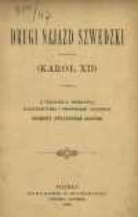Drugi najazd szwedzki (Karol XII). Z Voltaire'a przełożył ...